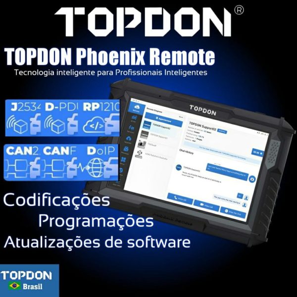 TopDon Phoenix Remote - Top Don Brasil - Diagnóstico Automotivo